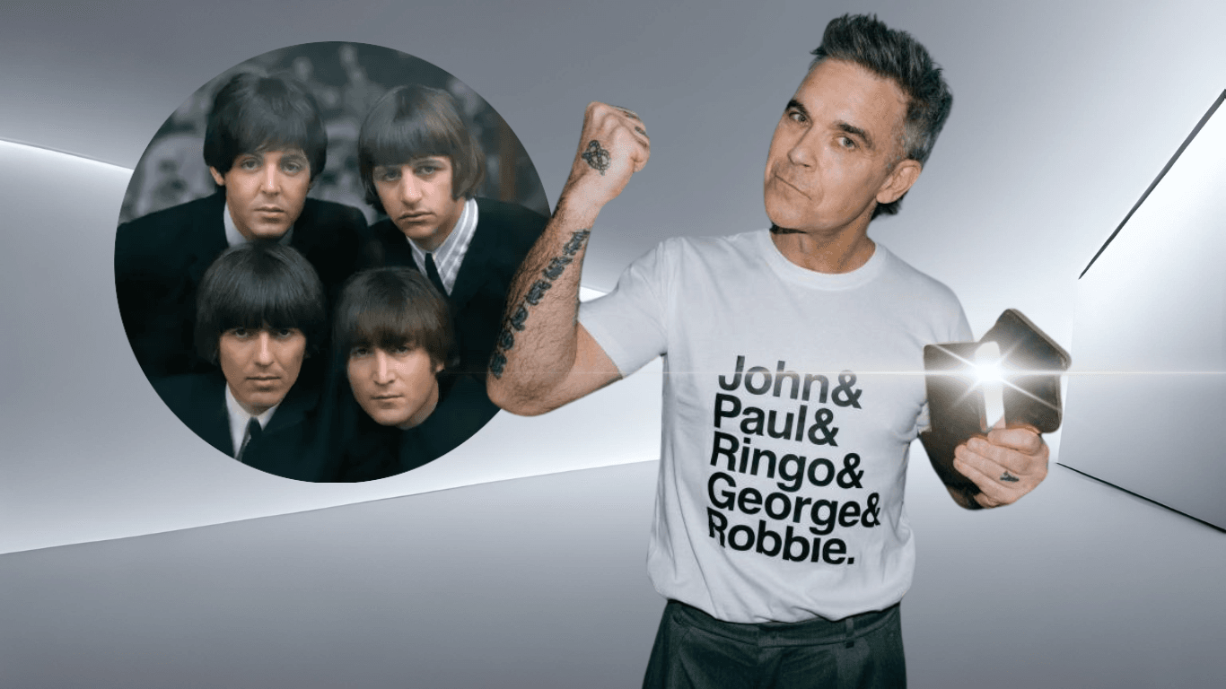 Robbie Williams Equals The Beatles with 15th Chart-Topping Album ...