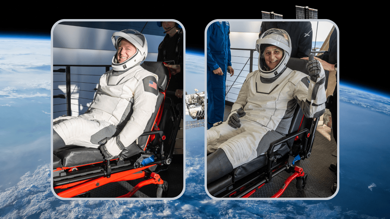 Astronauts Butch and Suni Return to Earth After Nine Months in Space - Radio 105